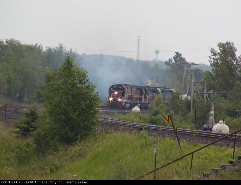 DMIR 407 working hard on curve